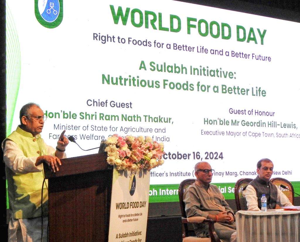World Food Day programme organised by Sulabh International