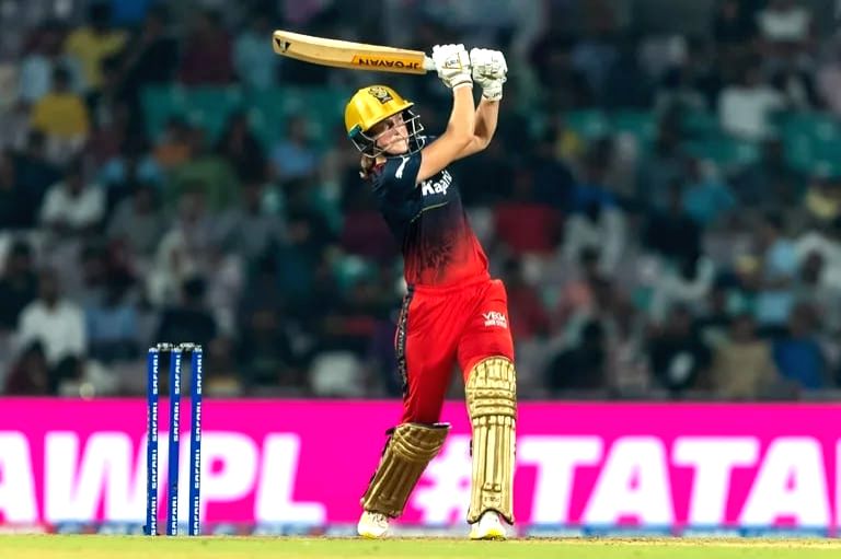 Free photo : WPL 2023: Ellyse Perry's 67 not out lift RCB to 150/4 ...