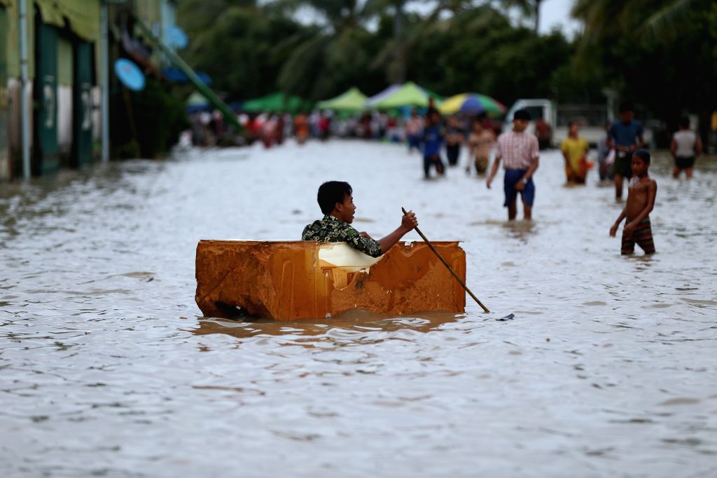 MYANMAR-YANGON-HIGH TIDE-FLOOD