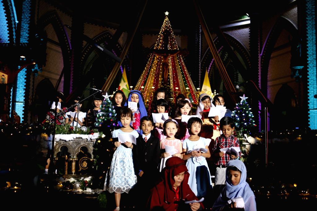 MYANMAR-YANGON-CHRISTMAS EVE