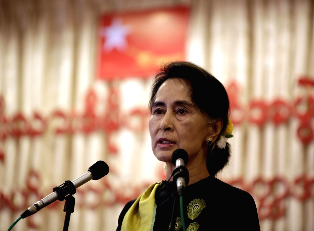 MYANMAR (YANGON): NLD PARTY-CENTRAL COMMITTEE MEETING-AUNG SAN SUU KYI