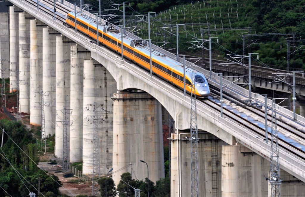 Bullet train test run