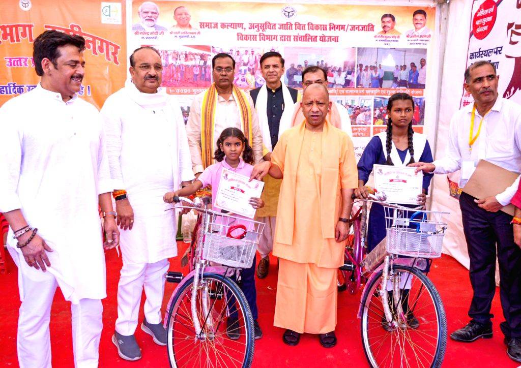 Yogi Adityanath Launches Development Projects