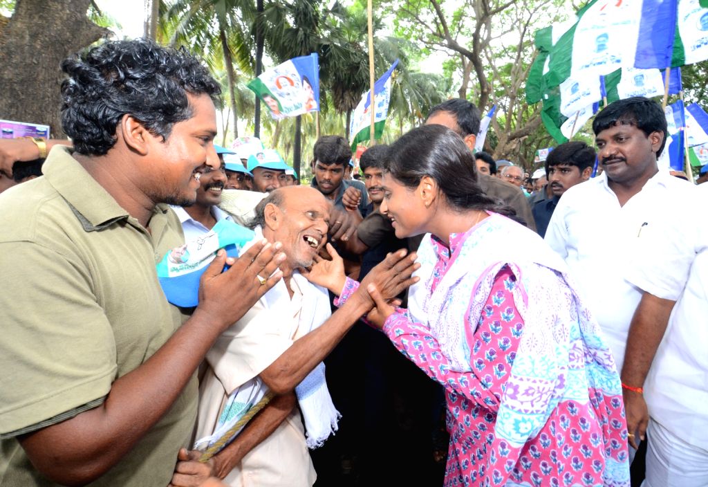 YSR Congress leader YS Sharmila
