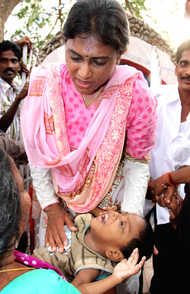 YSR Congress leader YS Sharmila