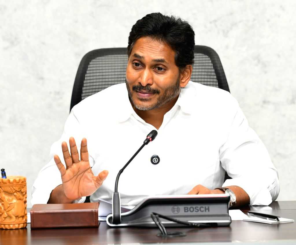 YSRCP chief Y.S. Jagan Mohan Reddy addresses press conference