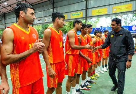 Aadhav Arjuna Attends Basketball Tournament Closing Ceremony