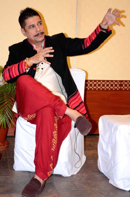 Sudesh Berry during a press conference