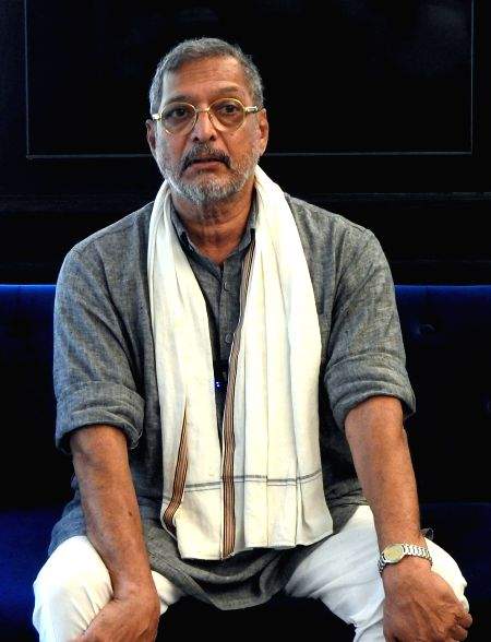 Bollywood Actor Nana Patekar duning an interview