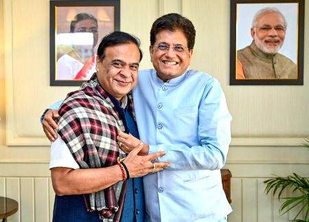 CM Sarma Meets Piyush Goyal