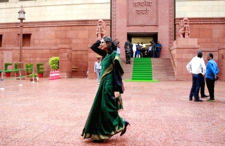 New Delhi : MPs at Parliament House