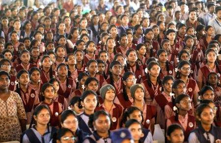 Young India Students Kits distributed at LB Stadium