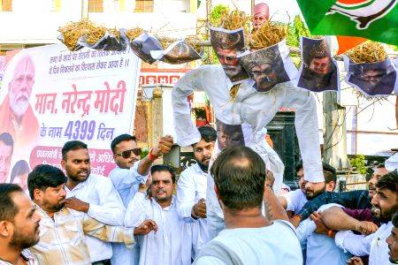 Youth Congress Protests Over Nomination Rejection
