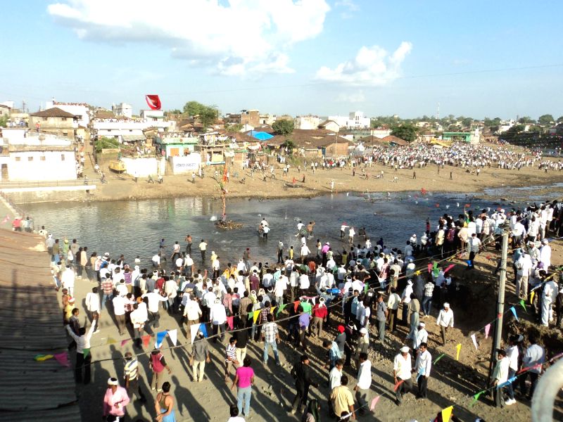A scene of the traditional Gotmar Mela
