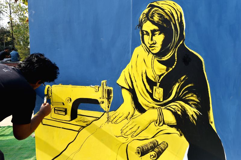BANGLADESH-DHAKA-WOMEN'S DAY-GRAFFITI