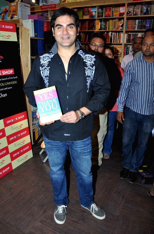 Arbaaz Khan launches Vickrant Mahajan's book Yes Thank You Universe