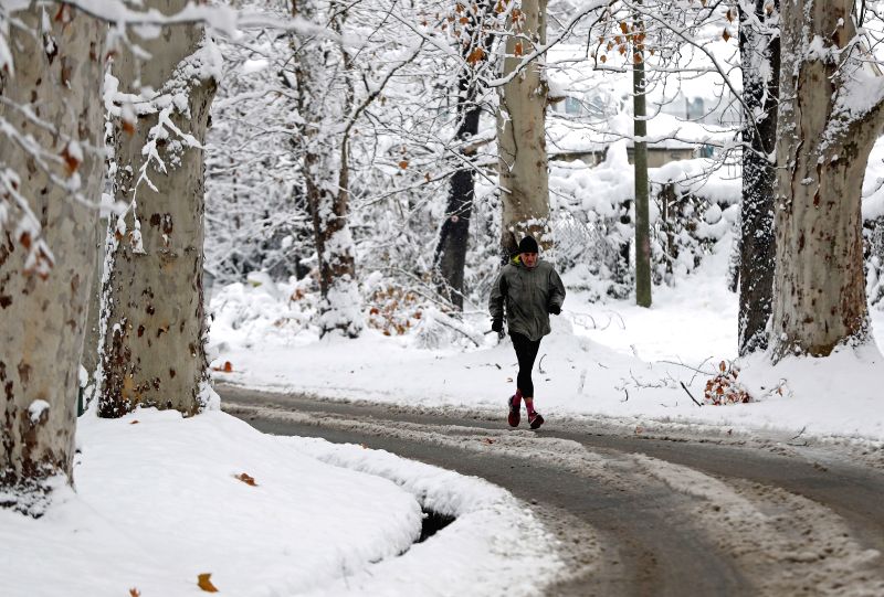 Serbia belgrade weather snow