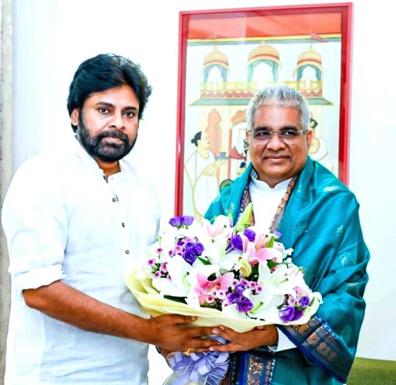 Bhupender Yadav Meets DCM Pawan Kalyan