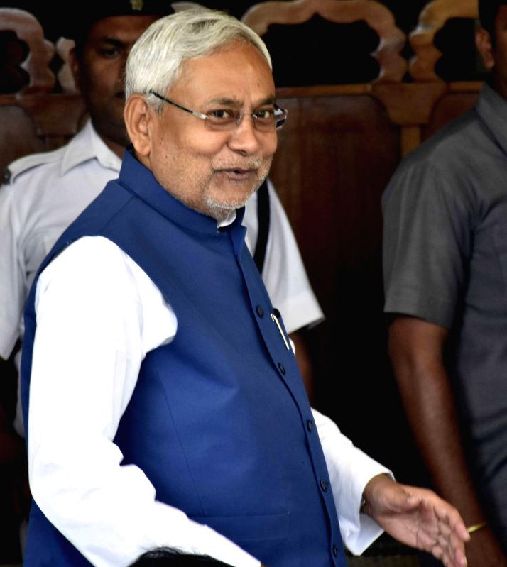 Nitish Kumar at state assembly