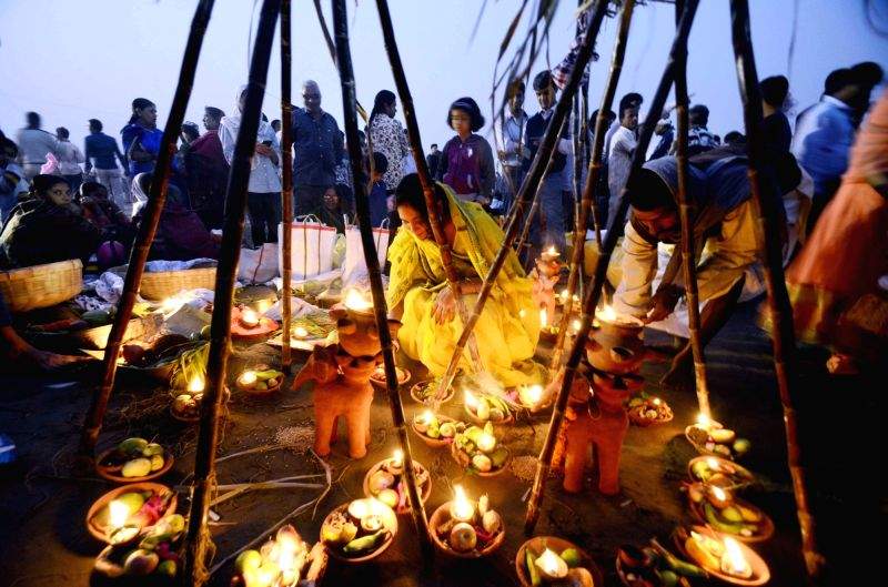 Chhath Puja Photos | Images of Chhath Puja Celebration