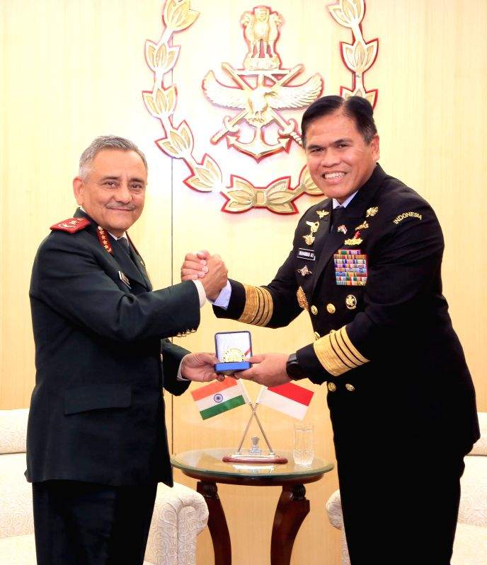 Chief of Staff, Indonesian Navy Admiral Muhammad Ali calls on Chief of ...