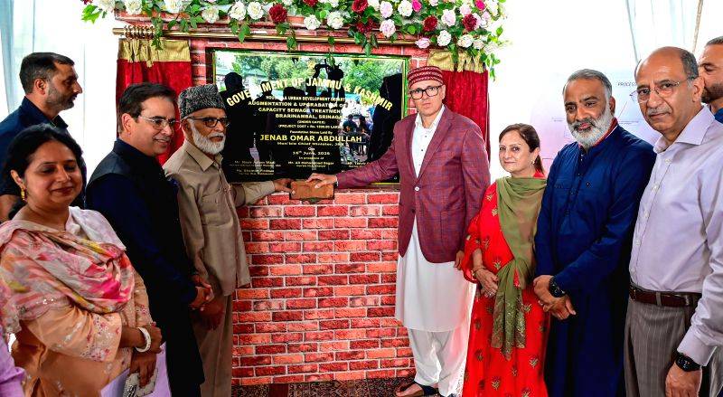 CM Lays Foundation Stones For Sewage Treatment Projects