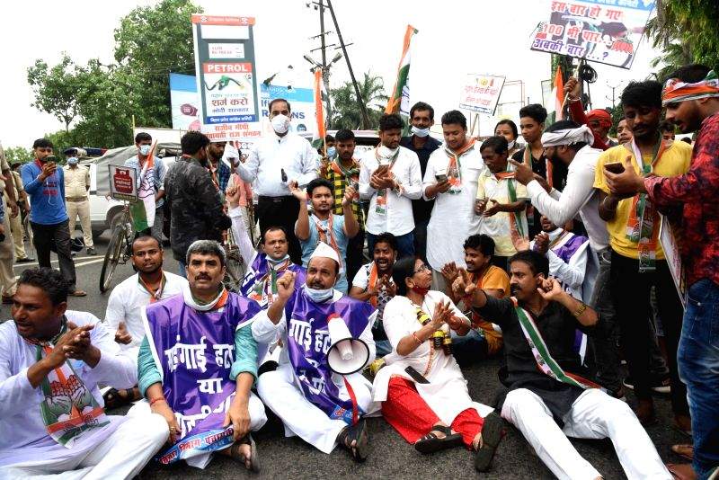 Congress party workers joined the protest against the hike in the ...