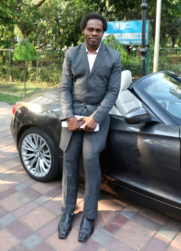 Emeka Ezeugo ahead of a press conference