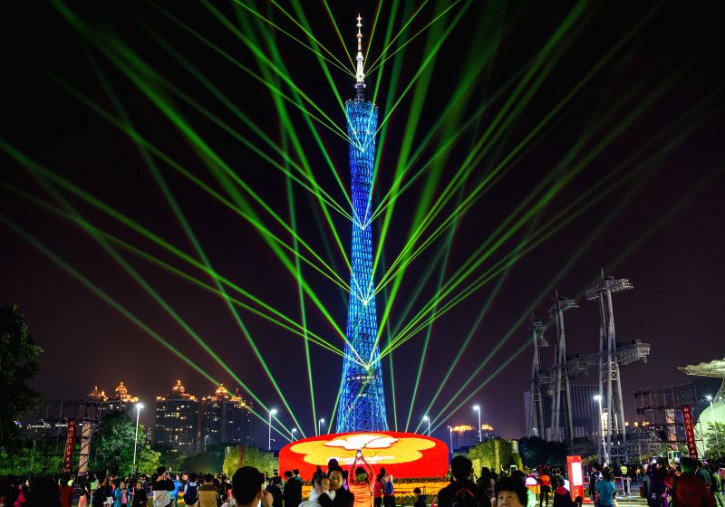CHINA-GUANGZHOU-CANTON TOWER-LIGHT