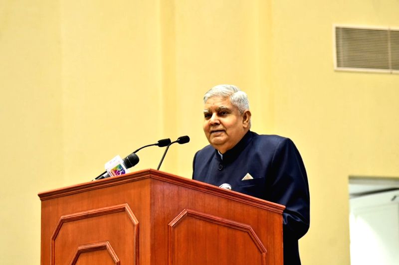 Happy to see Syama Prasad Mulherjee's dream fulfilled in J&K: V-P Dhankhar