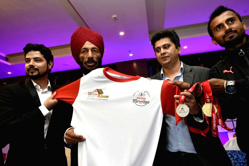 Milkha Singh during a press conference