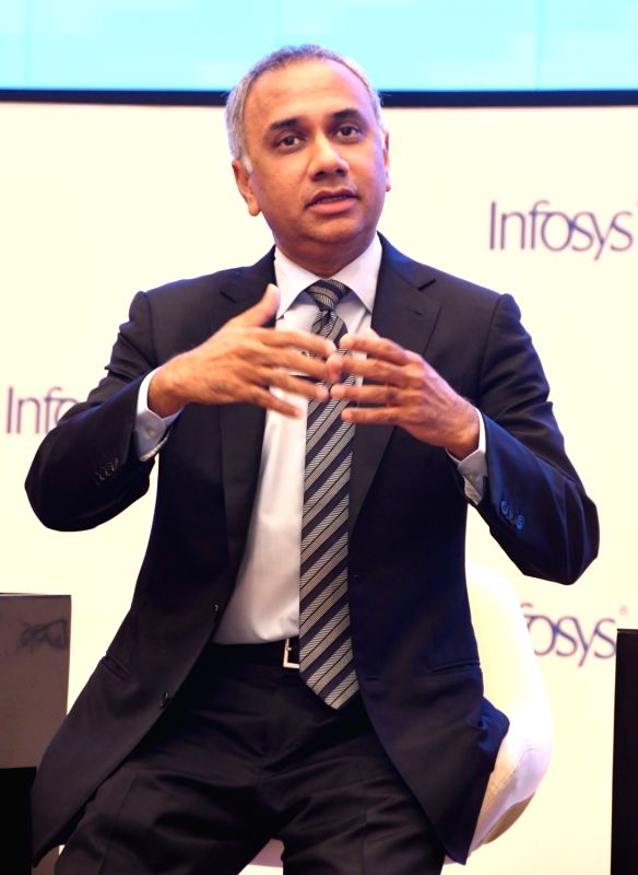 Infosys press conference