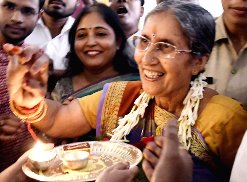 Jashodaben Modi in Patna