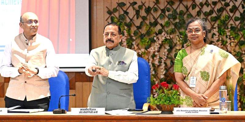 Jitendra Singh addresses press conference