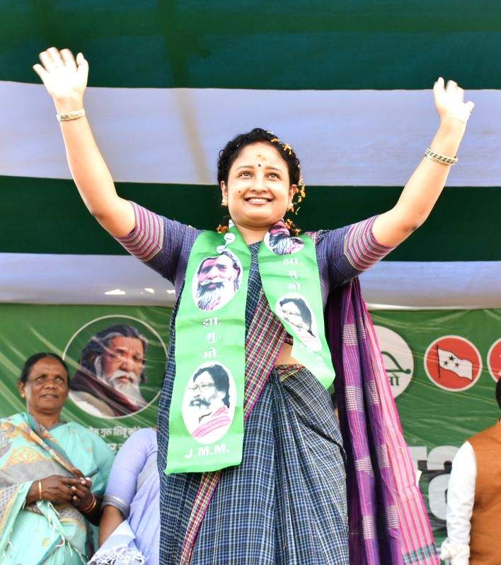 Kalpana Soren Campaigns for JMM