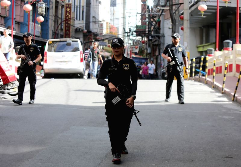 PHILIPPINES-MANILA-POLICE PATROL