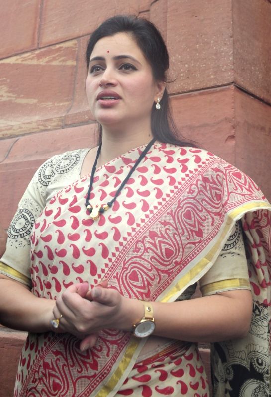 MP Navneet Kaur Rana at Parliament