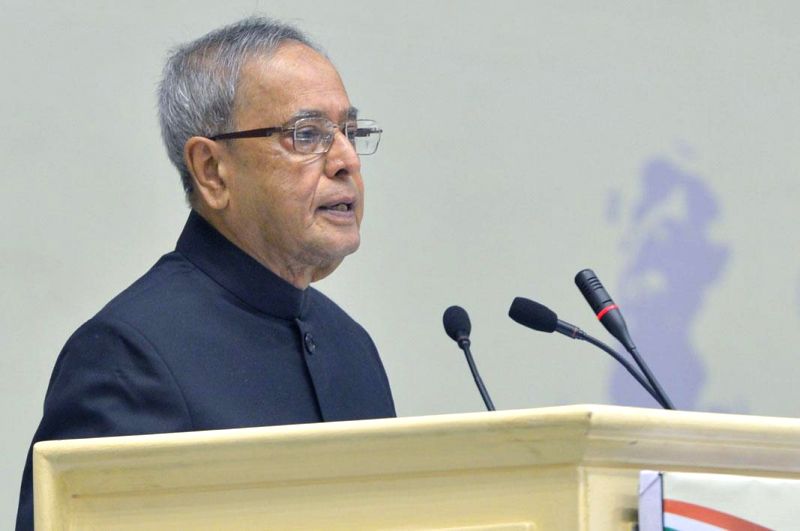 President Mukherjee during birth centenary celebrations of Ch Ranbir ...