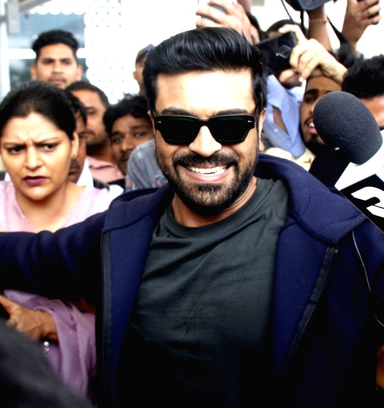 South Indian Actor Charan arrives at Delhi Airport