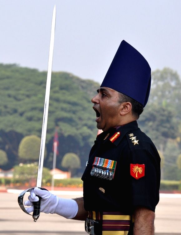 Madras Sappers Regiment ceremonial parade