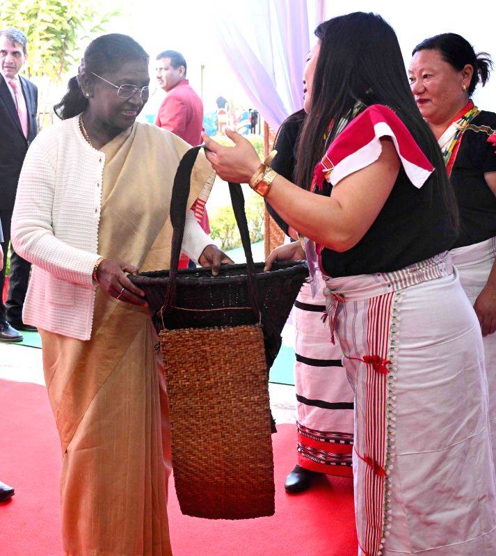 President Interacts with Maram Tribe in Manipur