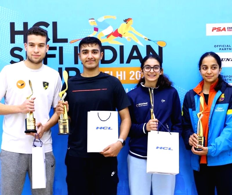 Free Photo : PSA Challenger Squash: Abhay Singh, Amina Orfi clinch men ...