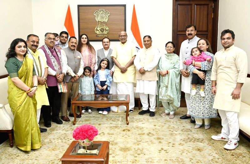 Sat Paul Sharma Takes Oath as Rajya Sabha MP