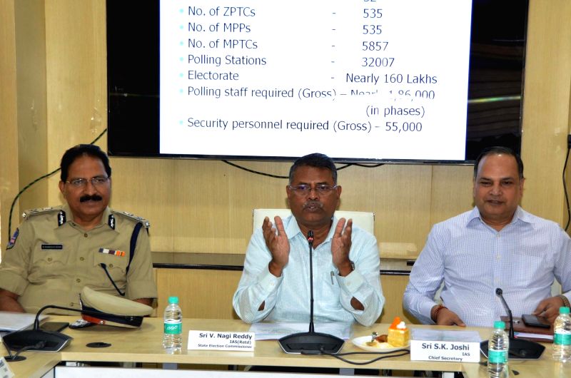 Telangana State Election Commissioner chairs review meeting