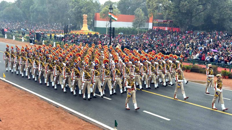 New Delhi: Republic Day Parade 2017 - CRPF