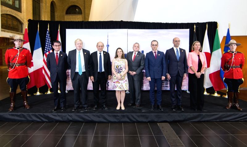 CANADA-TORONTO-G7-FOREIGN MINISTERS-MEETING
