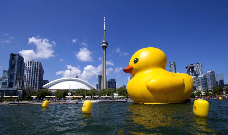 CANADA-TORONTO-GIANT RUBBER DUCK