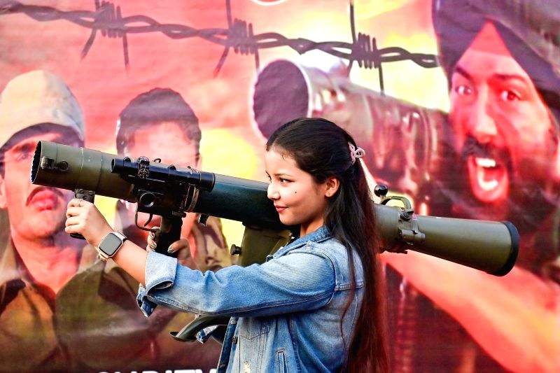 Visitors Explore Weapons at BSF Display