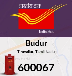 Budur Pin Code, Tiruvallur, Tamil Nadu