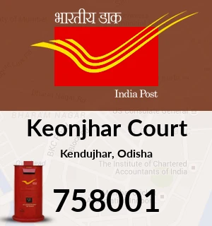Keonjhar Court Pin Code, Kendujhar, Odisha